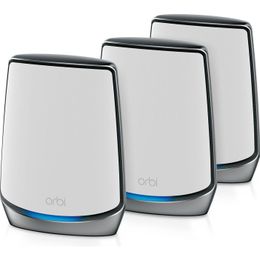 Netgear Orbi WiFi 6 Mesh System AX6000 (RBK853), Router, Weiss