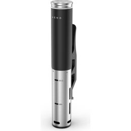 Aeno SV1 4, Dampfgarer + Reiskocher, Schwarz, Silber