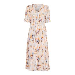 Sel by peppercorn Peppercorn Kleid Damen Gr&ouml;&szlig;e 42 blau / hellgrau / orange Sommerkleid