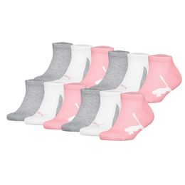 Puma Socken M&auml;dchen Gr&ouml;&szlig;e 35/38 grau / pink / wei&szlig;