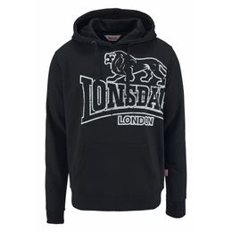 Lonsdale Sweatshirt 'Tadley' Herren Gr&ouml;&szlig;e XXL schwarz / wei&szlig;