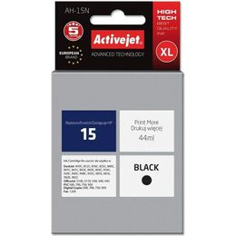 Activejet, Druckerpatrone, AH-15N Druckerpatrone (e) Kompatibel Hohe (XL-) Ausbeute (BK)