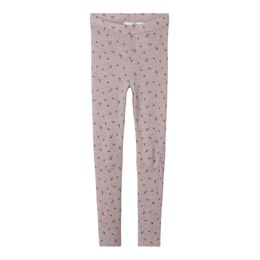 name it Leggings M&auml;dchen Gr&ouml;&szlig;e 116 braun / grau