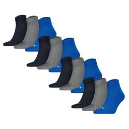 Puma Socken Damen Gr&ouml;&szlig;e 43/46 blau / grau / schwarz