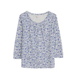 Seasalt Cornwall Bluse 'Appletree' Damen Gr&ouml;&szlig;e M blau / wei&szlig;