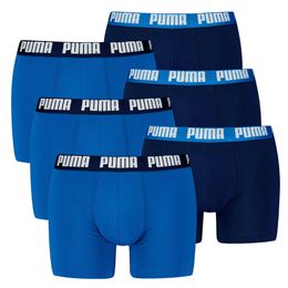 Puma Boxershorts Herren Gr&ouml;&szlig;e L blau / navy / wei&szlig;
