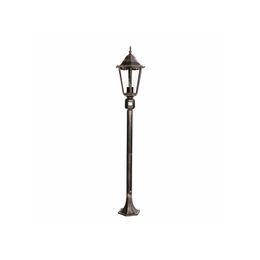 Licht-Erlebnisse Wegeleuchte (B)19.5 x (L)22 x (H)120 cm in Schwarz Kupfer | Gr.: onesize