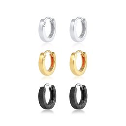 Kuzzoi Ohrringe 925 Sterling Silber in Dreifarbig | Gr.: onesize