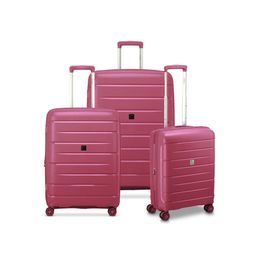 MODO by roncato Starlight 3.0 4 Rollen Kofferset 3-teilig mit Dehnfalte in burgundy | Gr.: onesize