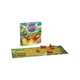 Piatnik Go, Doggy, Go! (Kinderspiel) | Ein lustiges Dackel-Wettrennen | Gr.: onesize