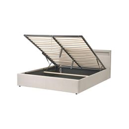 Beliani Doppelbett ARMELLE in Beige/Bunt - (W) 168 x (H) 83 x (L) 216 cm | Gr.: onesize