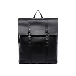 FEYNSINN Leder-Rucksack echt Leder Rucksack groß | 15 Zoll Laptop Fach schwarz in schwarz | Gr.: onesize
