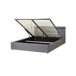 Beliani Doppelbett ARMELLE in Grau/Bunt - (W) 168 x (H) 83 x (L) 216 cm | Gr.: onesize
