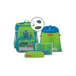 Step By Step Space Neon Schulranzen-Set 5-teilig in Race Car Chuck | Gr.: onesize