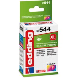Edding Tintenpatrone kompatibel mit HP No. 302XL (F6U67AE) colour | Gr.: onesize
