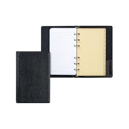 Brunnen Ringbuch Kunstleder 6 Ringe 10mm incl. Einlage schwarz | Gr.: onesize