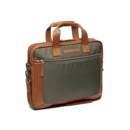 The Chesterfield Brand Fusion Narvik Aktentasche 40 cm Laptopfach in steel green | Gr.: onesize