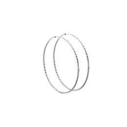 SILBERKETTEN-STORE 925 Silber Creolen mit Schliff | Gr.: onesize