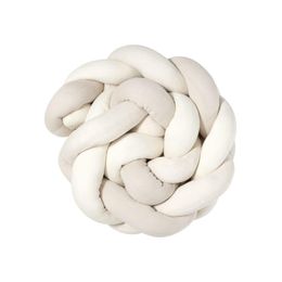 nordic coast company Bettschlange geflochten Trio Beige Sand Natur XL | Gr.: onesize