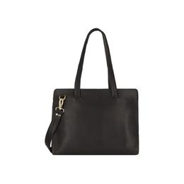 Plevier Pharos Aktentasche Leder 37.5 cm Laptopfach in schwarz | Gr.: onesize
