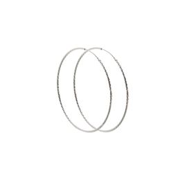 SILBERKETTEN-STORE 925 Silber Creolen mit Schliff | Gr.: onesize