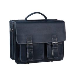 Green Burry Greenburry Aktentasche Buffalo 1128 Mappe XXL in Dark Navy | Gr.: onesize
