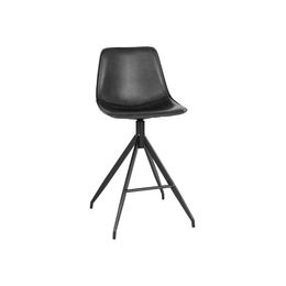 ebuy24 Barhocker Monaco Schwarz 2er Set | Gr.: onesize