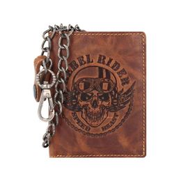 Green Burry Greenburry Rebel Rider Biker Geldbörse Leder 11 cm in brown | Gr.: onesize
