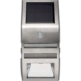 STAR TRADING Solar-Wandleuchte Wally in Silber | Gr.: onesize