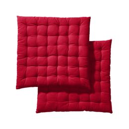 REDBEST Stuhlkissen 2er-Pack in rot | Gr.: onesize