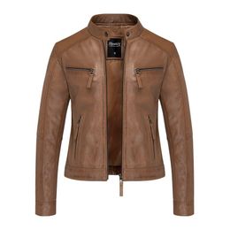 REPUBLIX Lederjacke WINONA in Cognac | Gr.: XL