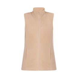 Swirly Damen Weste in Beige | Gr.: XXL