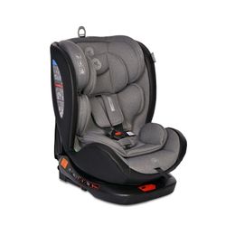Lorelli Kindersitz Ares i-Size (40-150cm) Isofix, verstellbar, Sitz 360&deg; drehbar grau