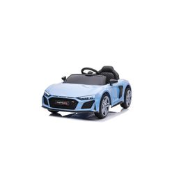 ES-Toys Kinder Elektroauto Audi R8 Spyder Bluetooth Fernbedienung EVA-Reifen blau