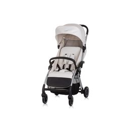 Chipolino Kinderwagen Illusion klappbar, verstellbare Fu&szlig;st&uuml;tze, Federung, Korb beige