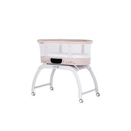Chipolino Beistellbett Sogno 2 in 1 Spieltisch, Fernbedienung, eingebaute Waage beige