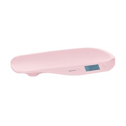 Kikka boo Babywaage Lyra LCD-Display Ma&szlig;band Anti-Rutsch-F&uuml;&szlig;e Tarafunktion 20 kg rosa