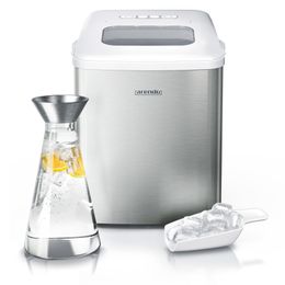 arendo Eisw&uuml;rfelmaschine 120 Watt mit 1,5 Liter Wassertank Eisw&uuml;rfelbereiter, Ice Cube Maker, Eisw&uuml;rfel in 8 - 9 Minuten, 10 - 12 kg / 24 h, leise