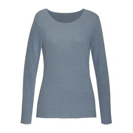 Lascana Langarmshirt in hellblau | Gr.: 32/34
