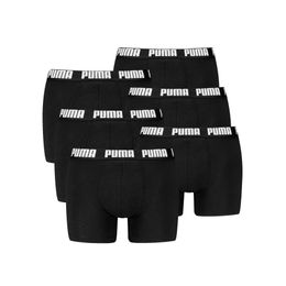 Puma Boxershort 6er Pack in Schwarz/Weiß | Gr.: L