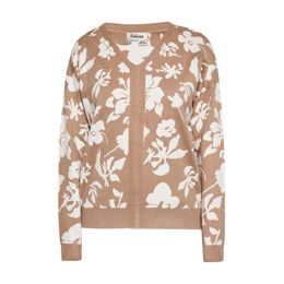 Sidona Damen Pullover in TAUPE WOLLWEISS | Gr.: S
