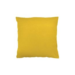Traumschloss Exclusiv Edel-Jersey Kissenbezug in gold | Gr.: 80x80 cm