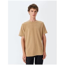 KOTON TSHIRT SS BSC in Beige | Gr.: L