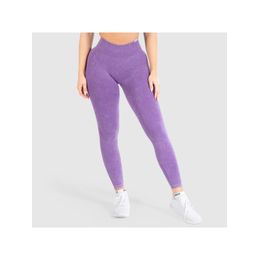 Smilodox Leggings Batik Acid Scrunch in Lila | Gr.: S