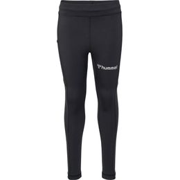 Hummel Leggings Hmlrun Laufen Kinder in BLACK | Gr.: 152