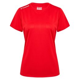 Hummel T-Shirt Hmlrun Laufen Damen in TANGO RED | Gr.: XS