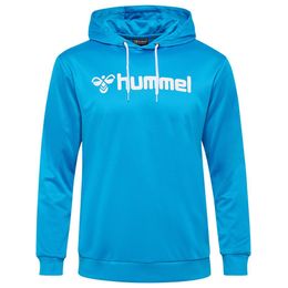 Hummel Kapuzenpullover Hmllogo Erwachsene in DIVA BLUE | Gr.: XL