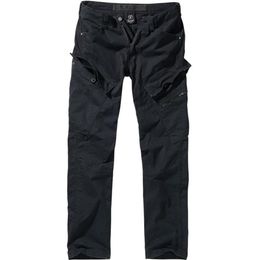 Brandit Cargohose "Adven Slim Fit Pants" in Schwarz | Gr.: M