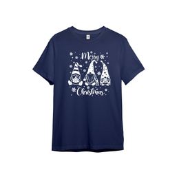 PAULGOS Kinder T-Shirt, Wichtel in Navi-Blau | Gr.: 128