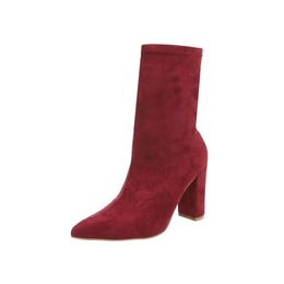 Ital-Design High Heel in Weinrot | Gr.: 40